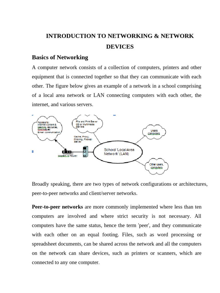 End User Device Examples in Networking | PDF | Computer Network | Osi Model