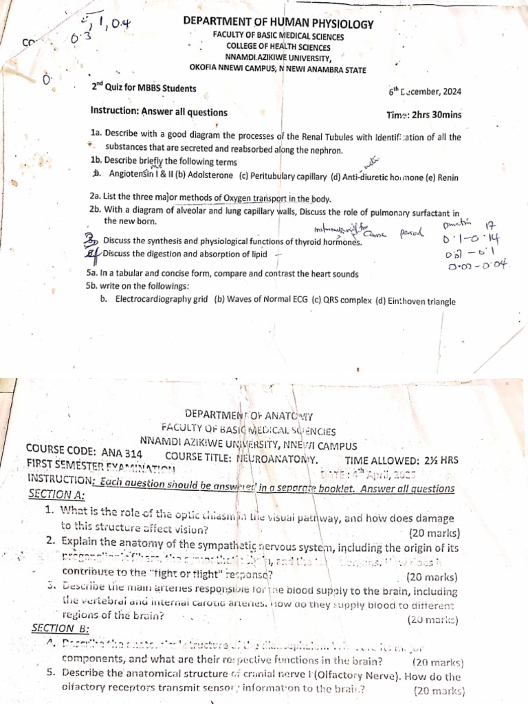 Past Questions | PDF