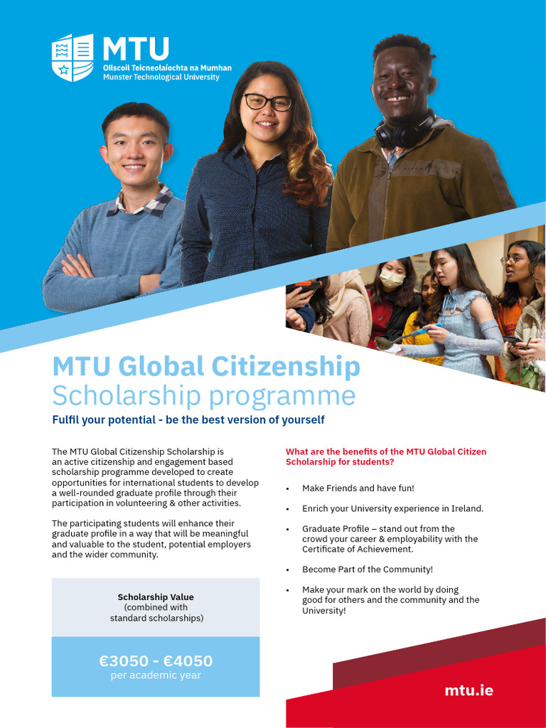 MTU Global Citizenship Scholarship Brochure | PDF