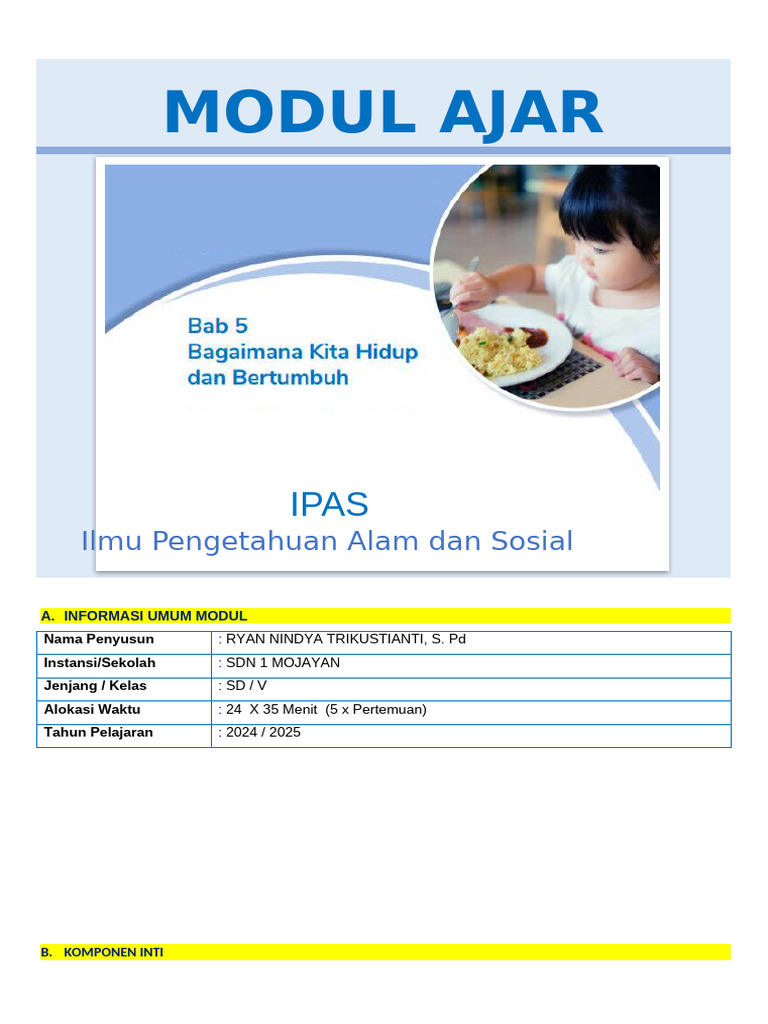 Modul Ipas 1 | PDF