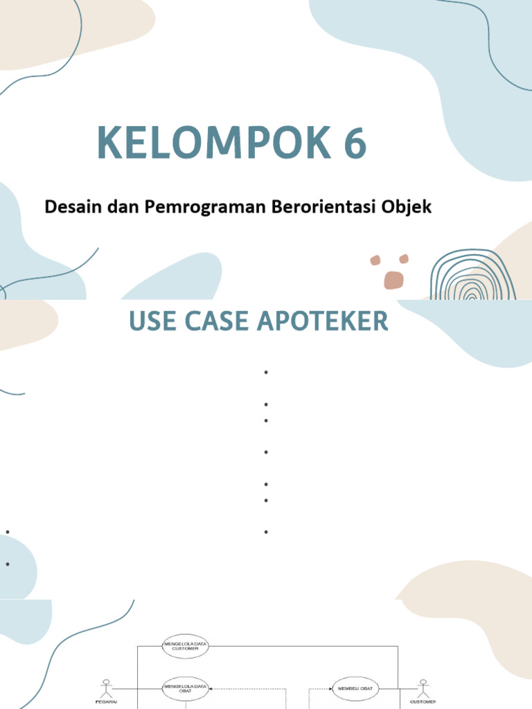 Desain Dan Pemrograman Berorientasi Objek (Kelompok 6) | PDF
