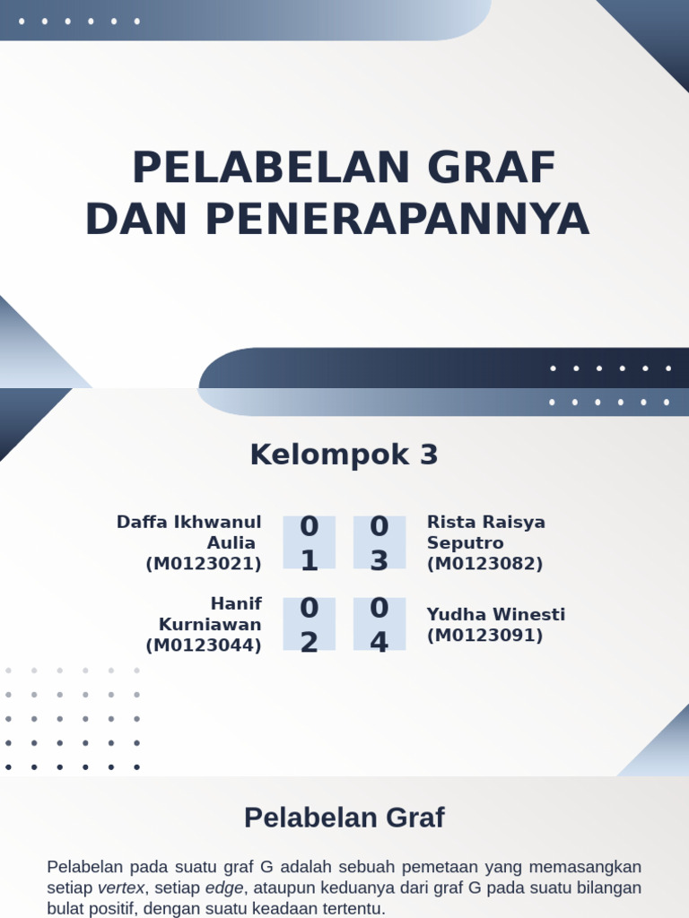 Pelabelan Graf: Teori dan Aplikasi | PDF