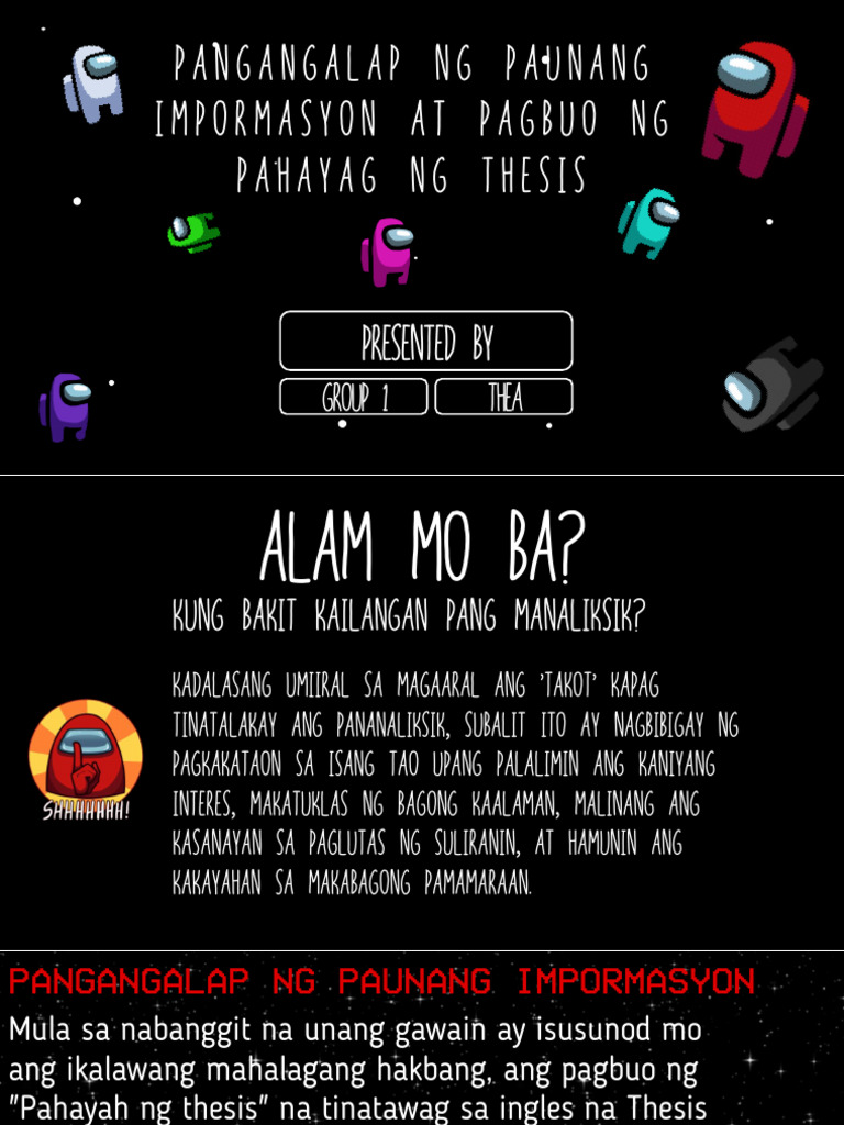 Pangangalap NG Impormasyon | PDF
