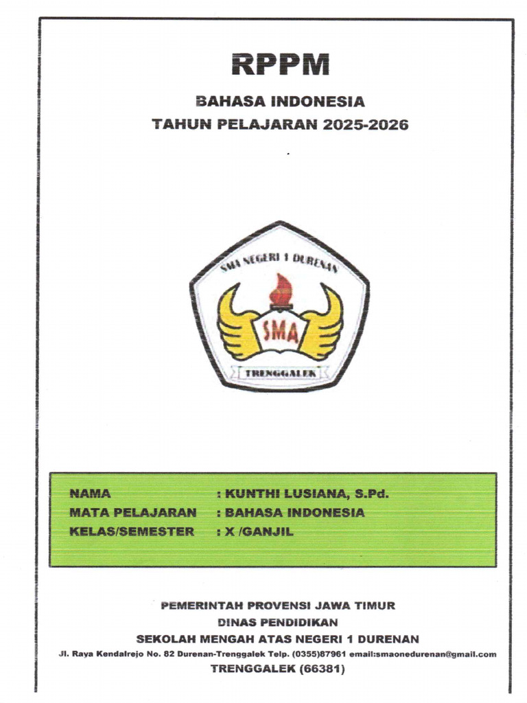 Bhs Indo Kls X Kunthi | PDF