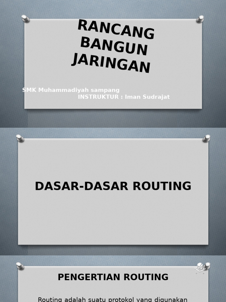 Materi Routing Kelas Xi TJKT | PDF