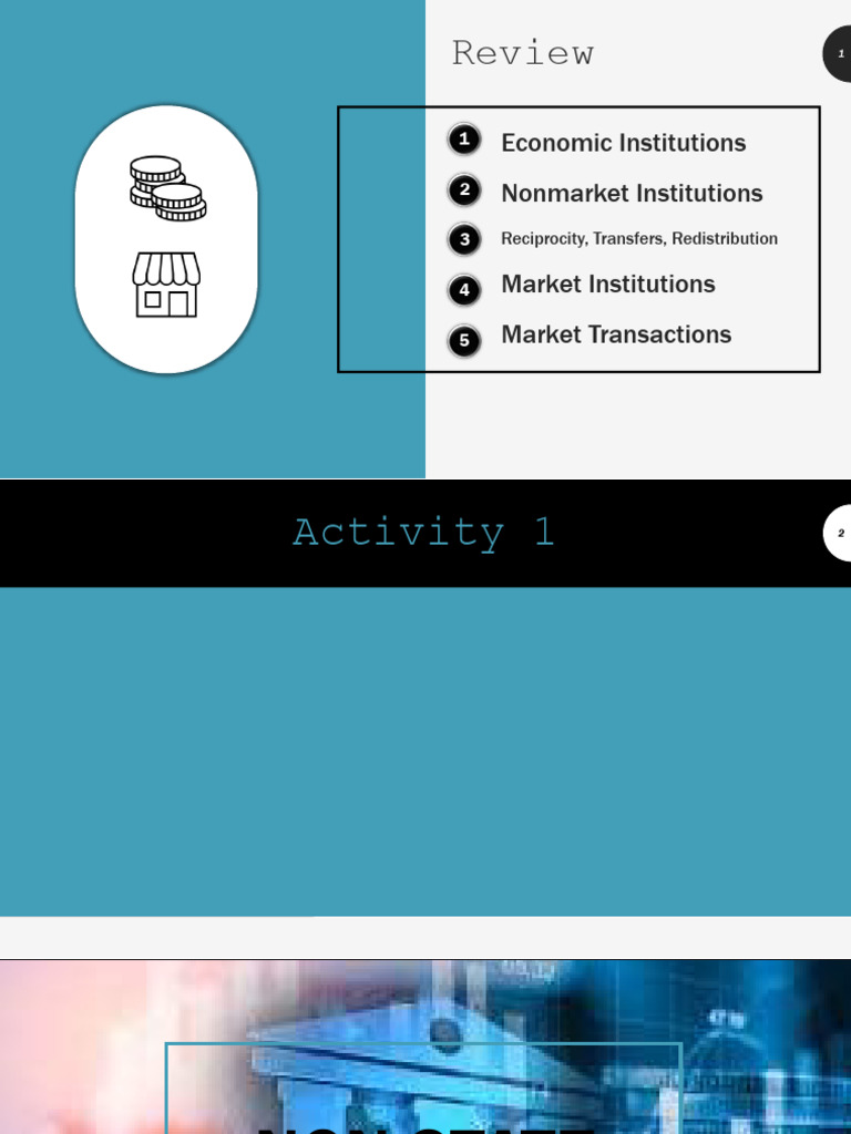 Understanding Non-State Economic Institutions | PDF | Cooperative | Aids