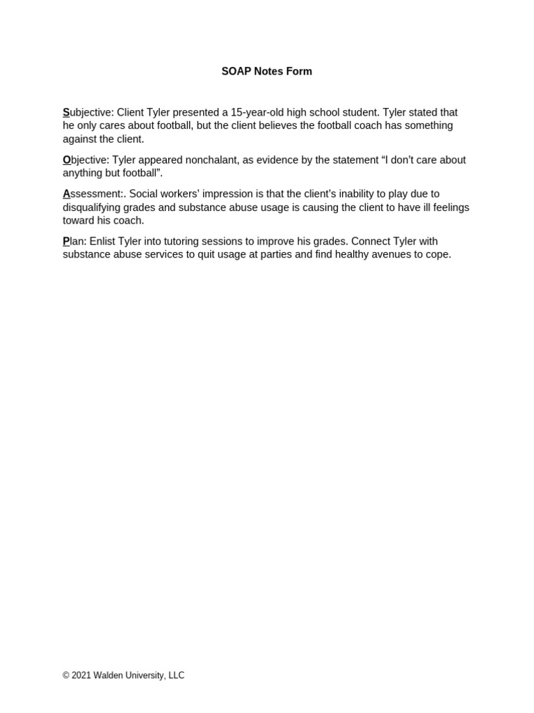 SOAP Note-Brianka Jenkins | PDF