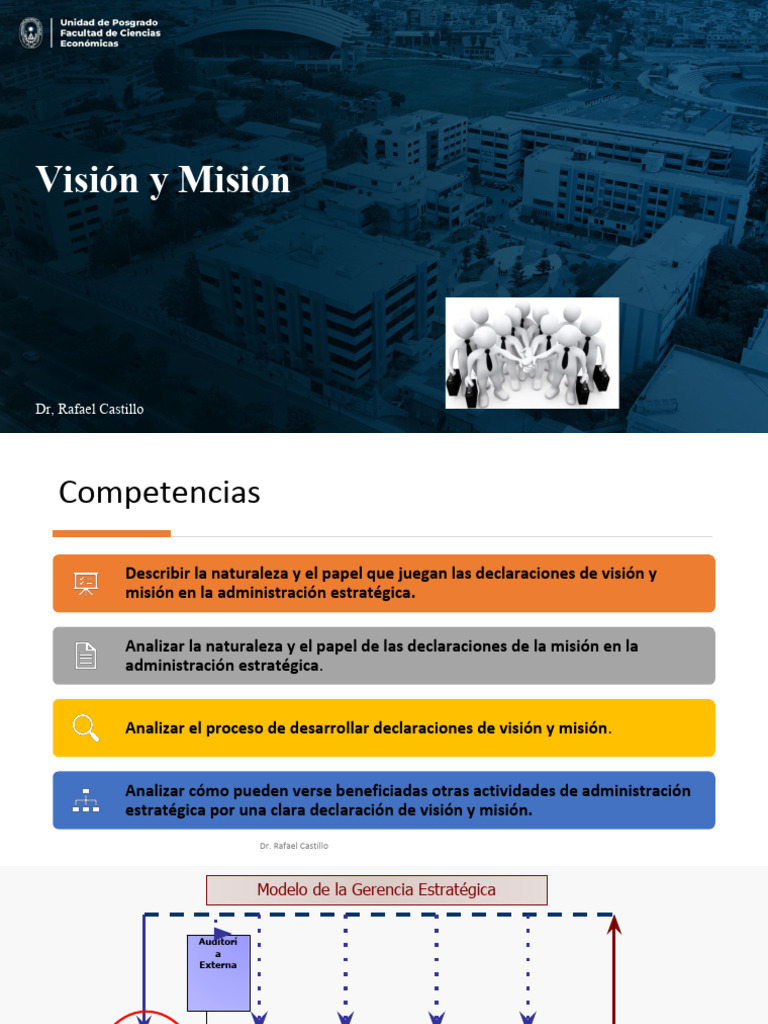 Visión y Misión en Gestión Estratégica | PDF | Planificación | Calidad ...