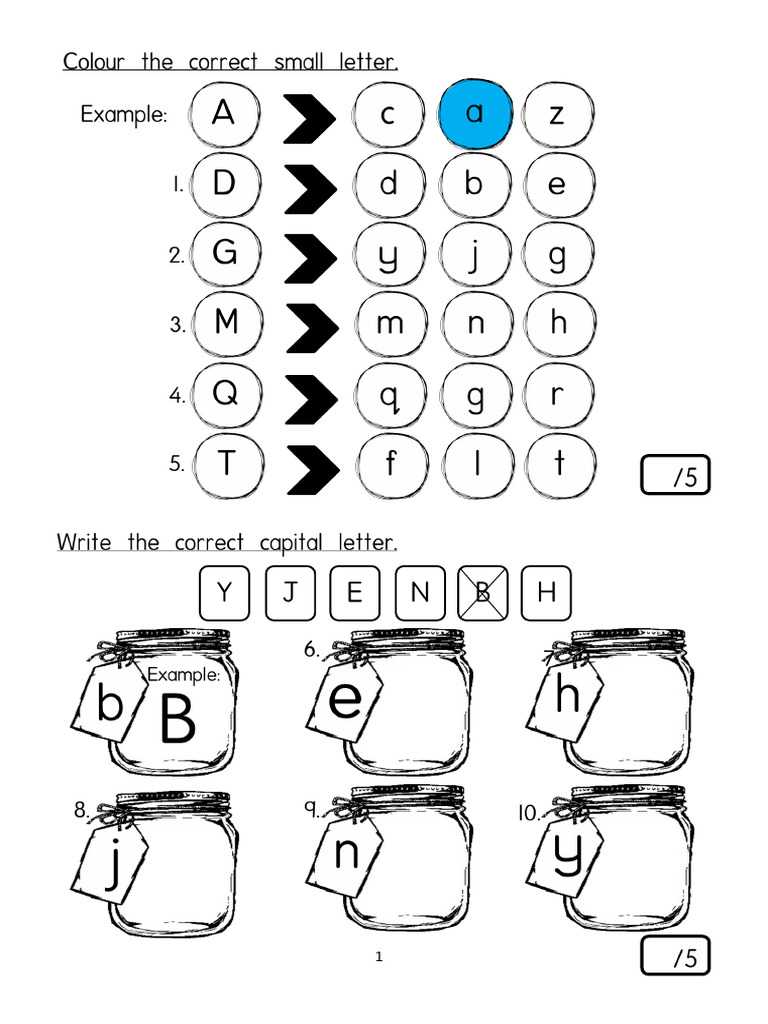 Year 1 1st Assessment | PDF