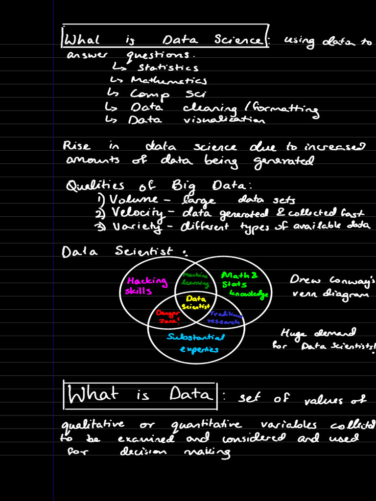 Data Science Fundamentals - Annotated | PDF