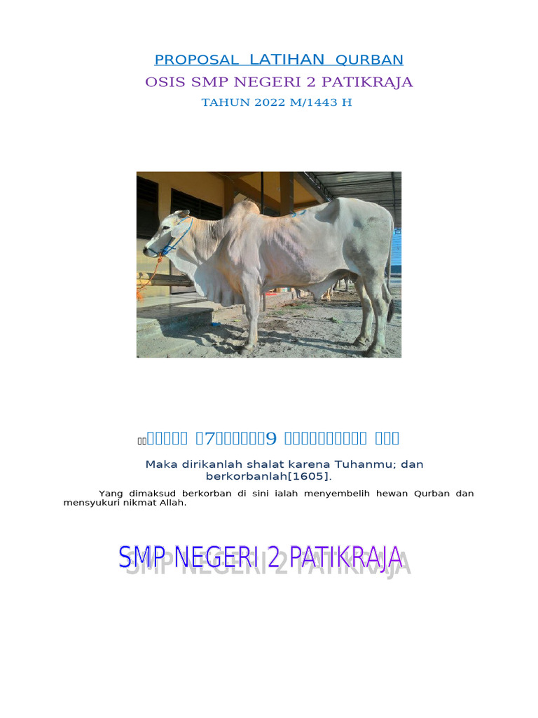 Cover Qurban | PDF