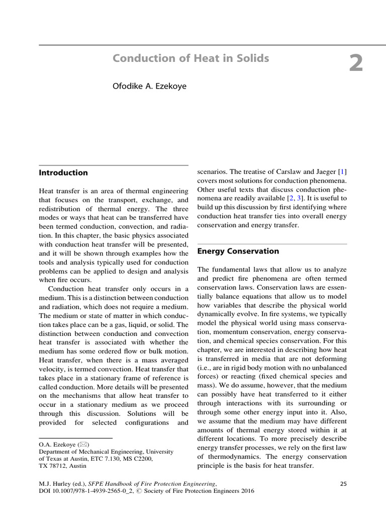 Heat Conduction in Solid Materials | PDF | Thermal Conduction | Heat ...