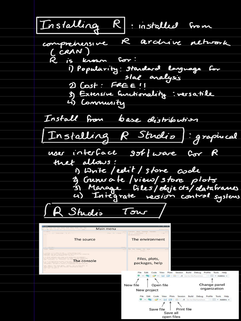 R and R Studio - Annotated | PDF