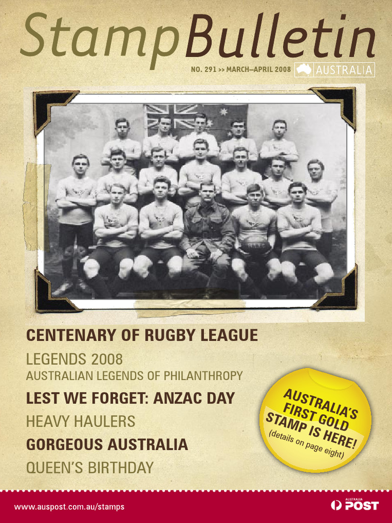 Australia Post Stamp Bulletin 2008 | PDF | Postage Stamp