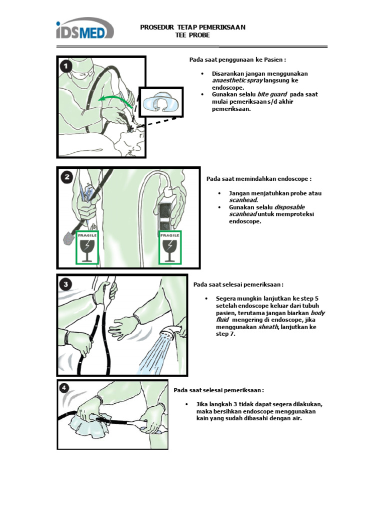 Prosedur Pemeliharaan TEE Probe | PDF