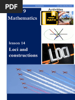 Loci and Construction in GCSE Maths | PDF