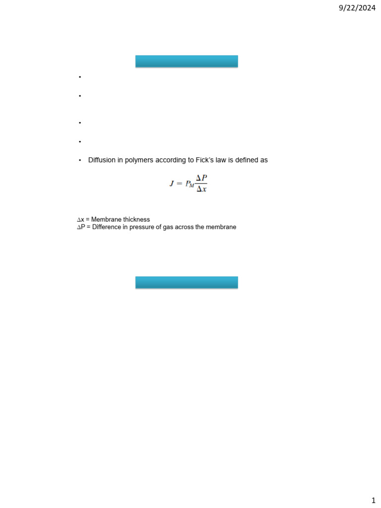 Diffusion In Polymers Pdf