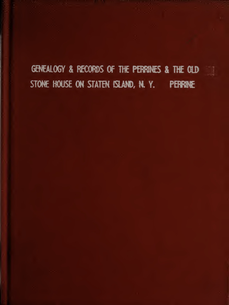 Perrine Family Genealogy Records | PDF