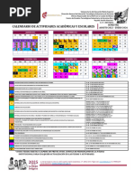 Calendario Academico Uaem 2026a Oficial | PDF