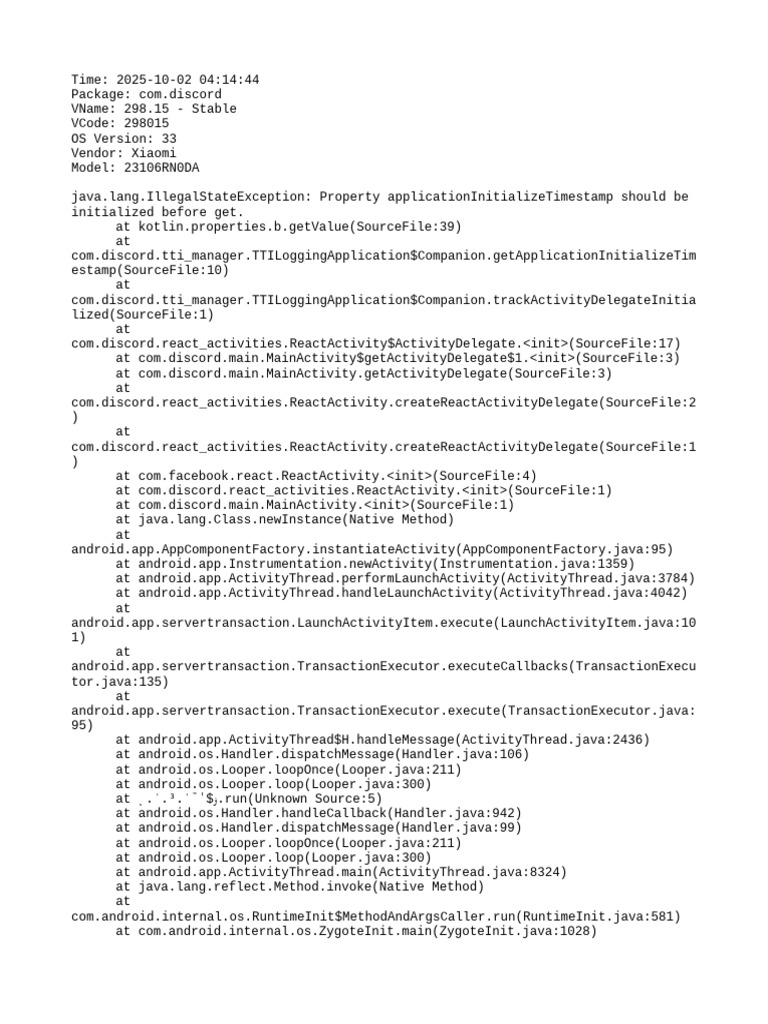 Error Log Mutr - Srto.tqfz | PDF | Embedded Linux Distributions | Mobile Linux