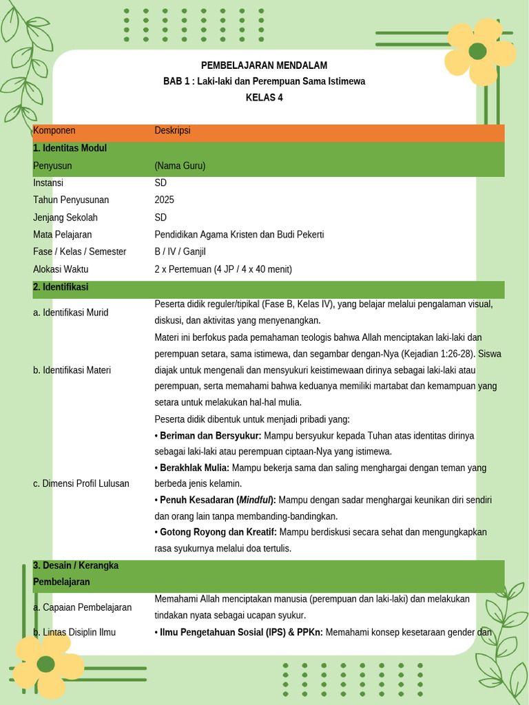 Contoh Pak 4 DL | PDF