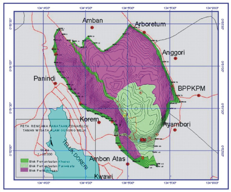 Peta Gunung Meja | PDF