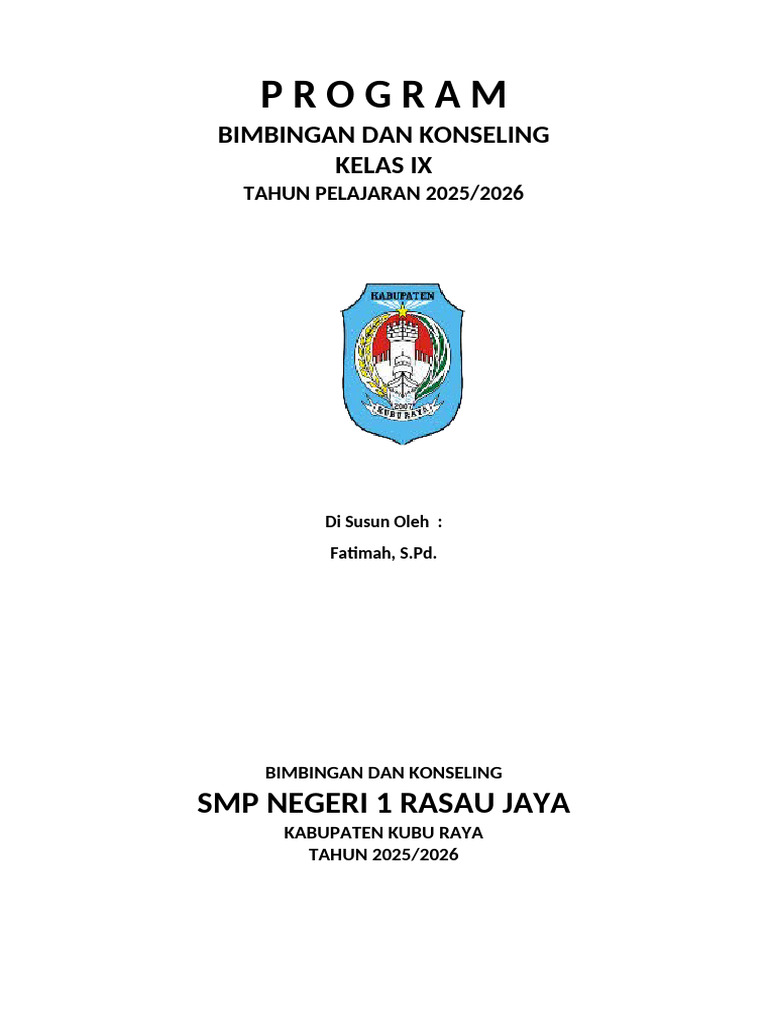 Program SMP Kls 9 | PDF