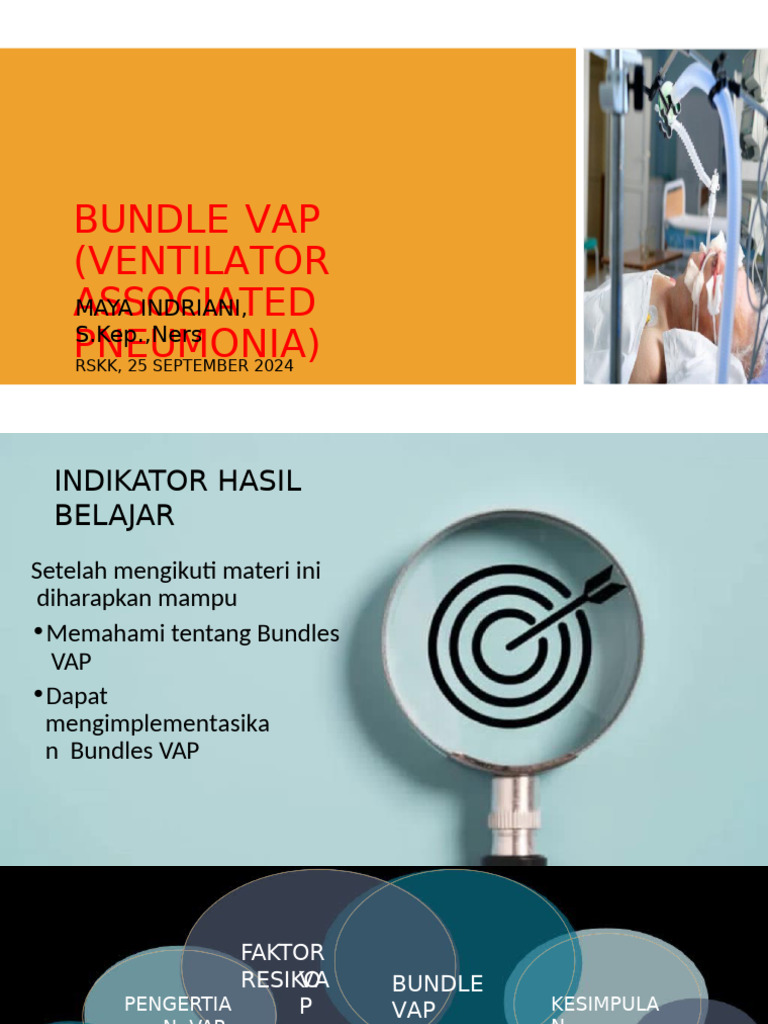 Bundle Vap (Ventilator Associated Pneumonia) | PDF