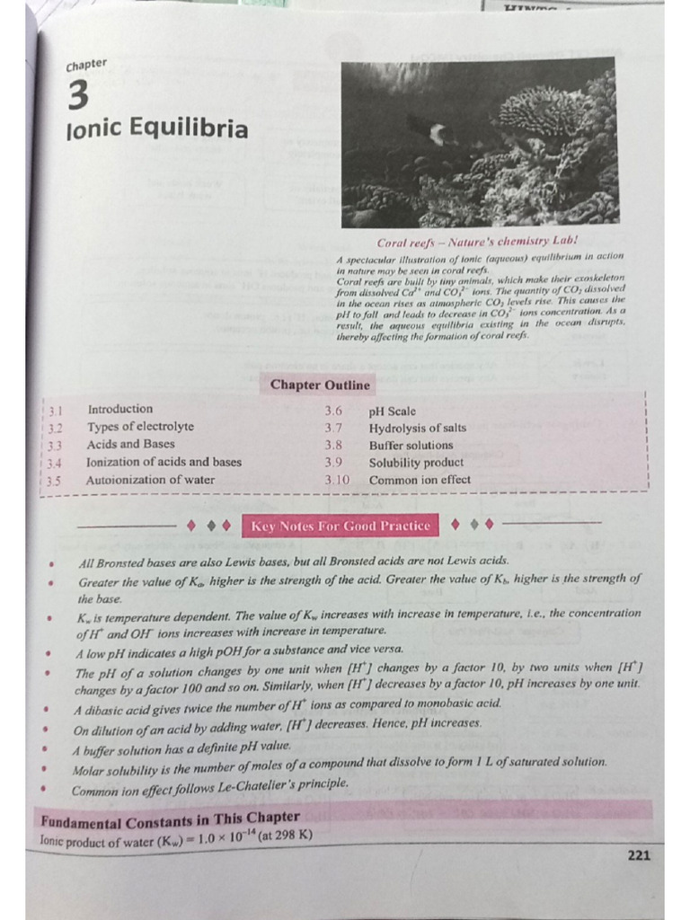Ionic Equilibria (Theory) | PDF