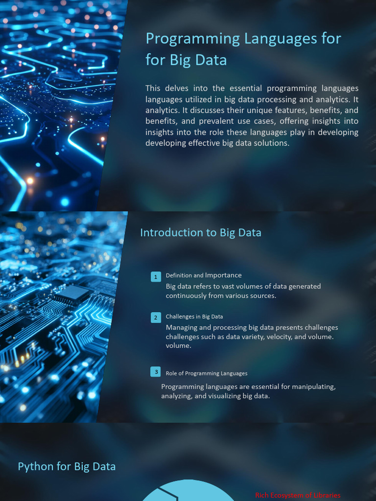 Meet 3-Programming Languages For Big... | PDF | Big Data | Apache Spark