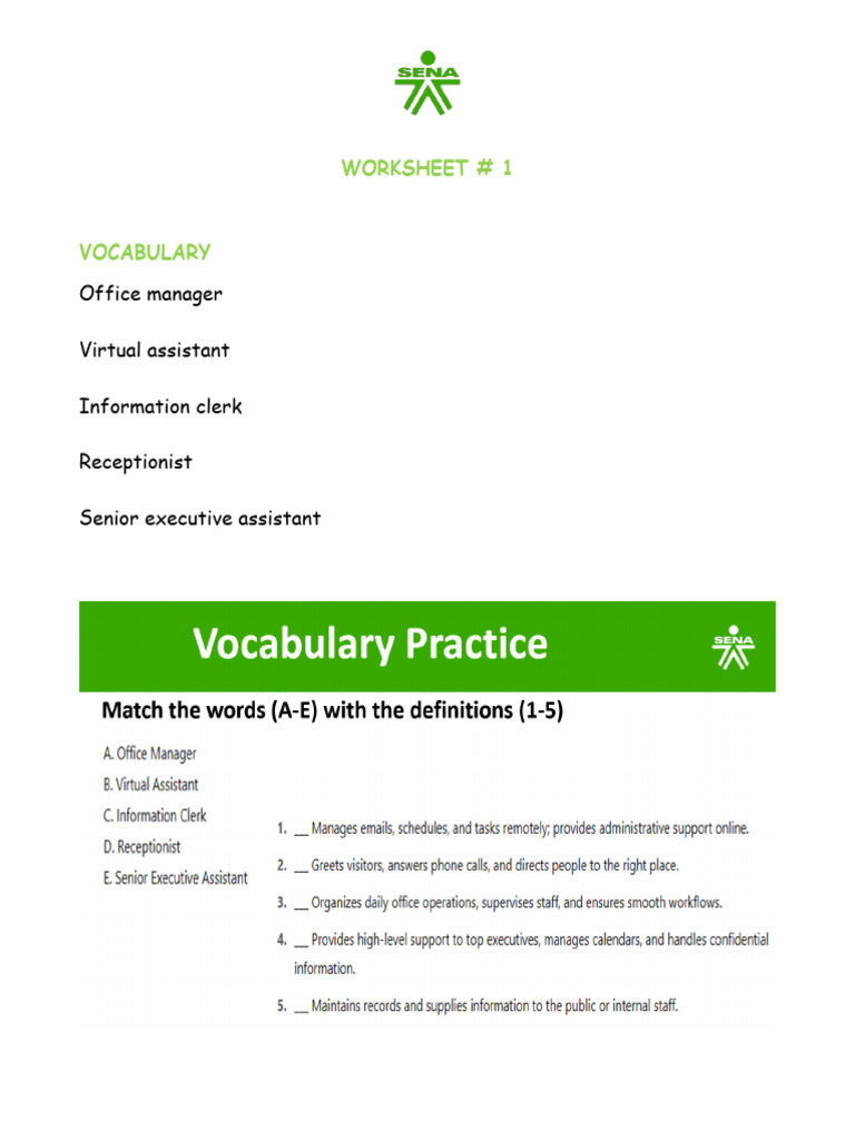 Worksheet 1 | PDF | Databases | Spreadsheet