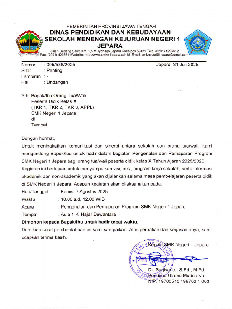 Undangan X TKR Dan APPL | PDF