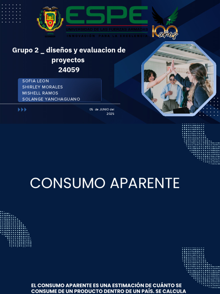 Grupo 2 - Segundo Parcial - Consumo Aparente - 24059 | PDF | Análisis ...
