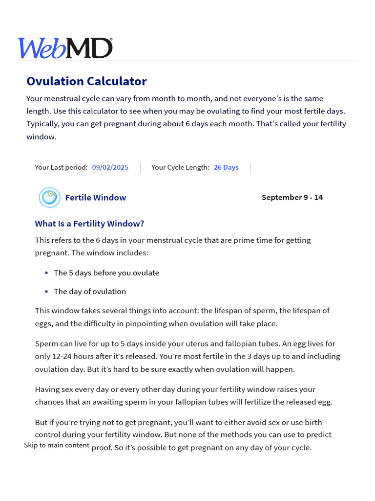 Understanding Your Fertility Window | PDF | Menstrual Cycle | Sexual ...