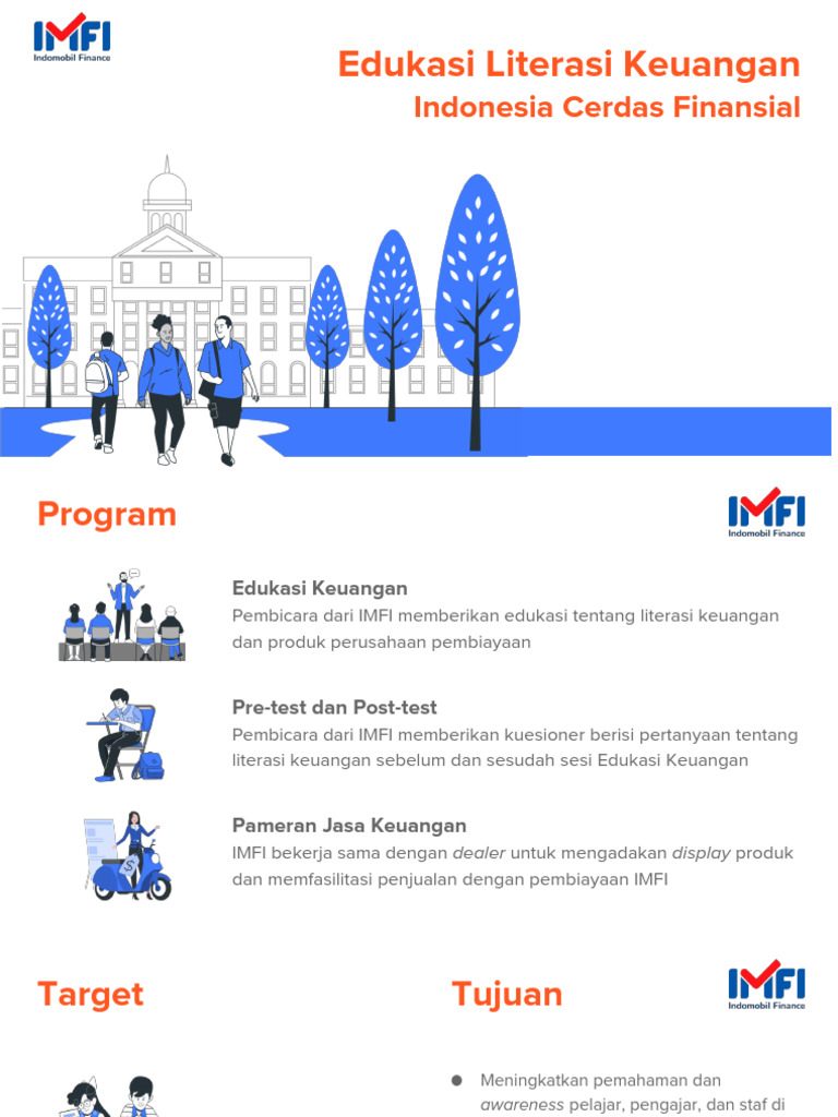 Proposal Edukasi Literasi Keuangan - Master 2024 | PDF