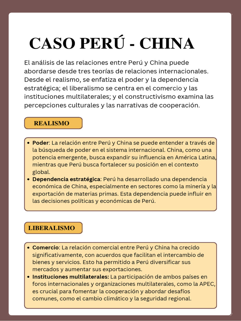 Caso Peru y China | PDF