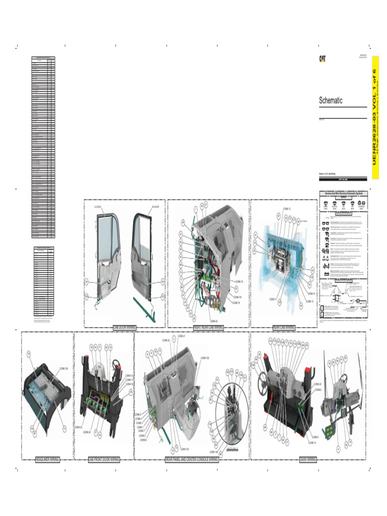 795F AC ERM Plano Electrico Cabina Inversor | PDF | Electrical Connector | Switch