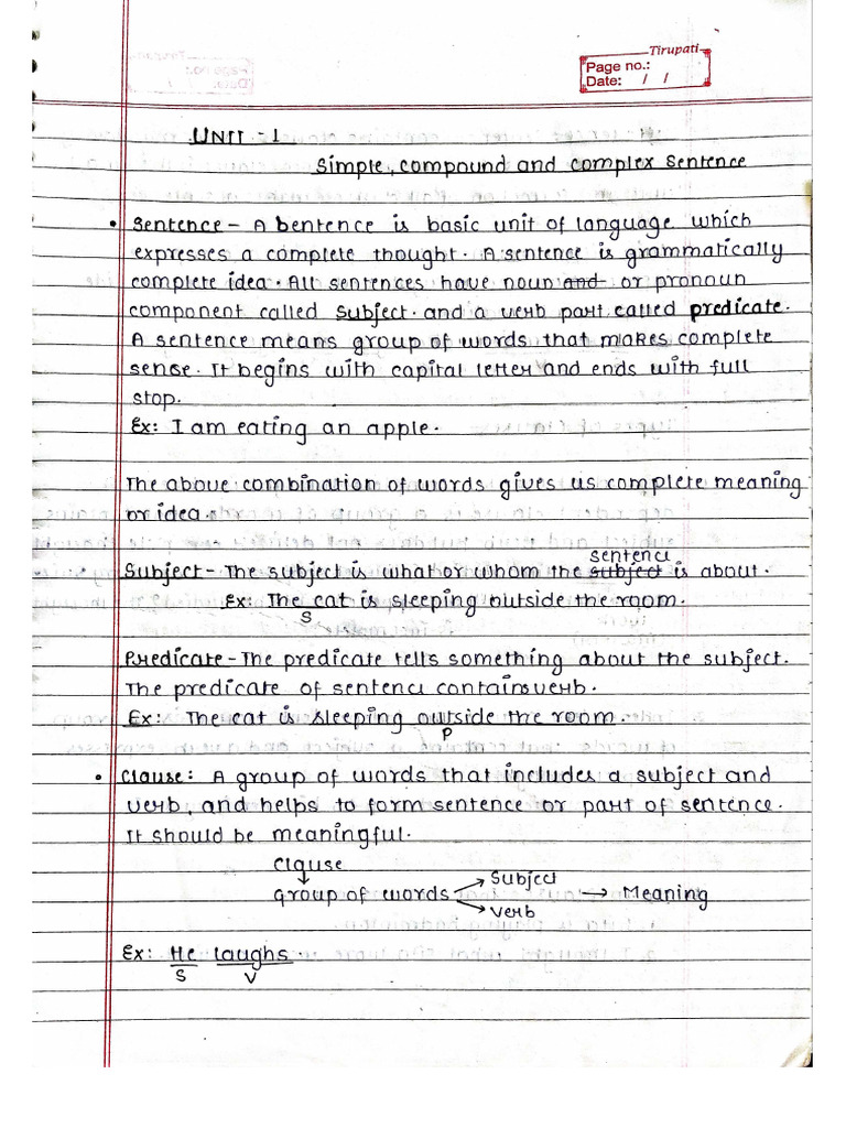 Soft Skills Unit-1 Notes (Hand Written) | PDF