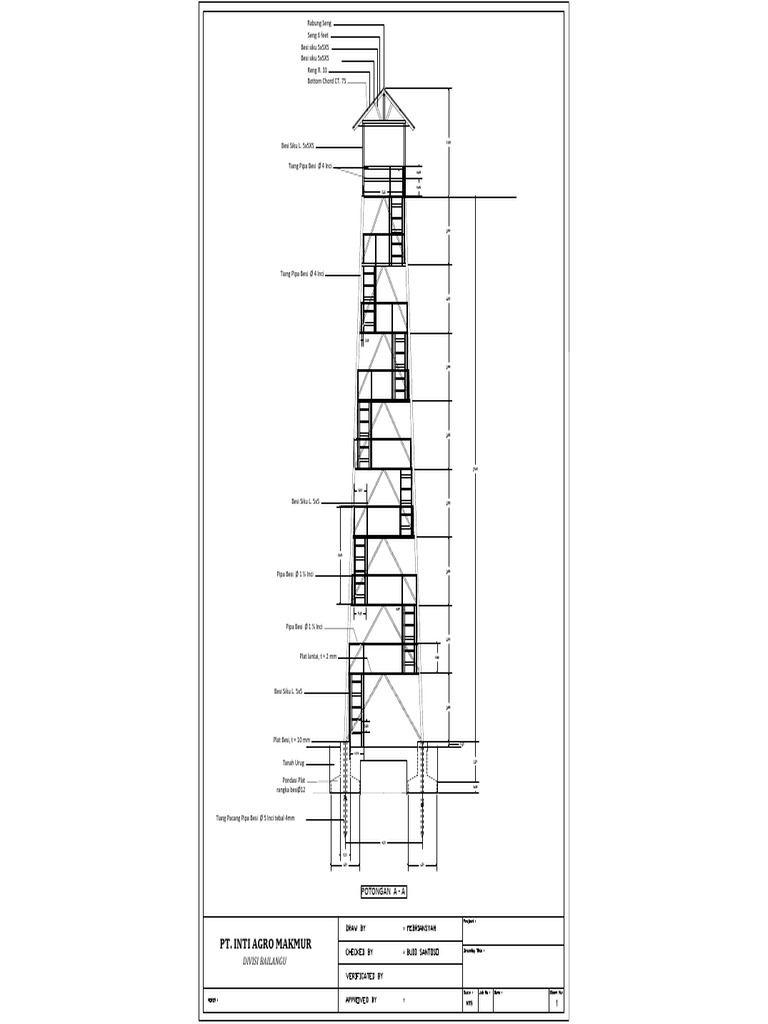 Fire Tower Construction Details | PDF