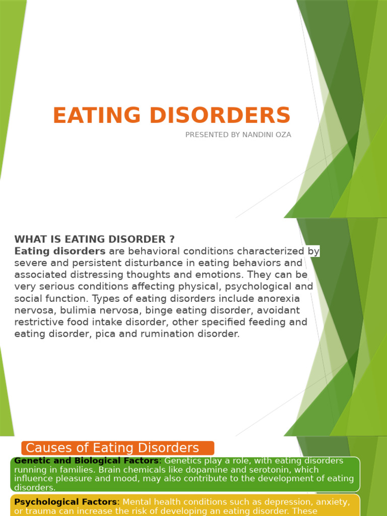 Understanding Eating Disorders: Types & Causes | PDF | Eating Disorder ...