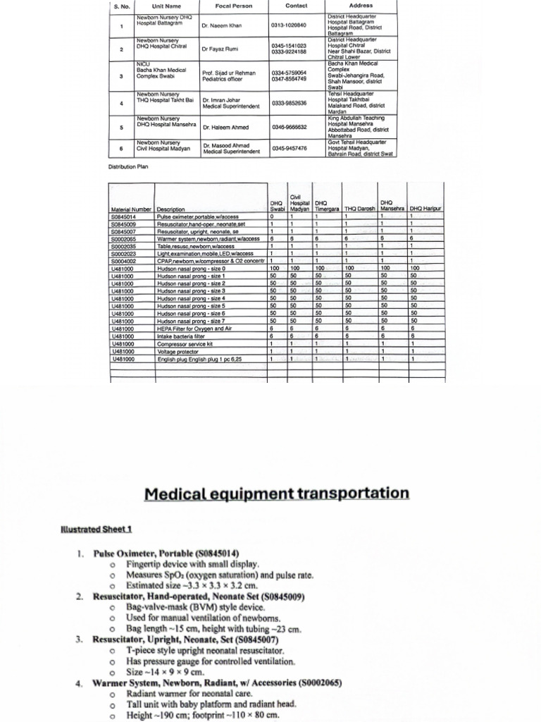 Transportation Details | PDF