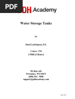 Ground Level Storage Tank Design Guide | PDF | Concrete | Drainage