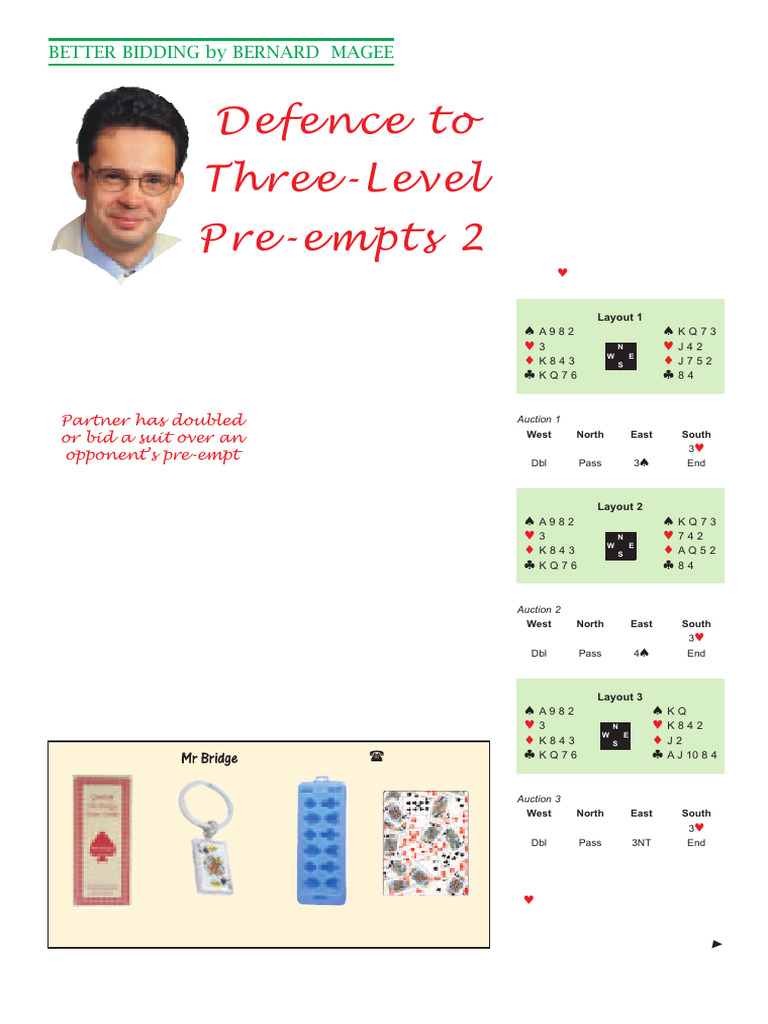Defence To Preempts Part 2 | PDF | Plain Trick Games | French Deck Card ...