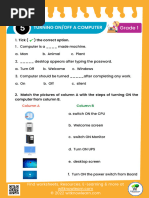 Class 2 Computer Worksheets | PDF | Computer Keyboard | Window (Computing)