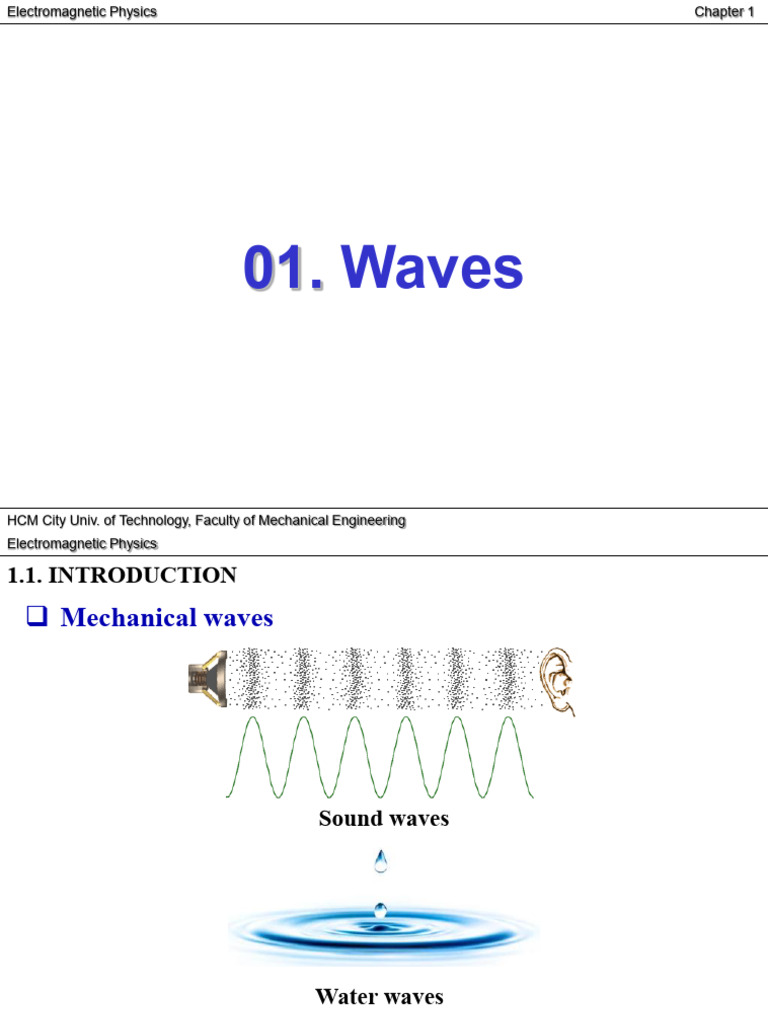Understanding Mechanical Waves in Physics | PDF | Waves ...