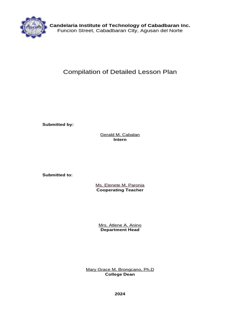 Detailed Lesson Plans for Baking & Communication | PDF