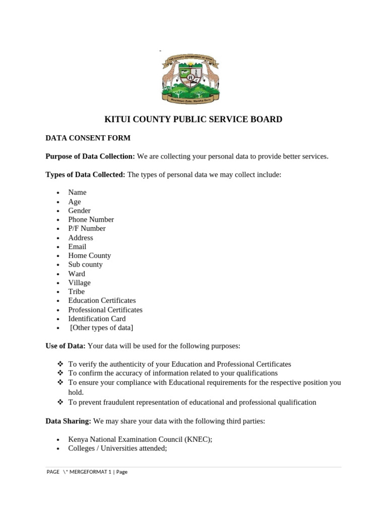 Data Consent Form KCPSB | PDF | Cyberspace | Computing