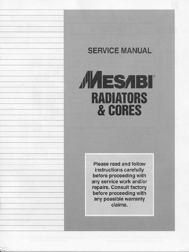 Mesabi Radiators | PDF