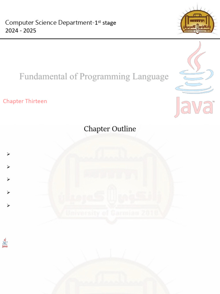 Java Programming: Packages, Classes, Methods | PDF | Method (Computer ...