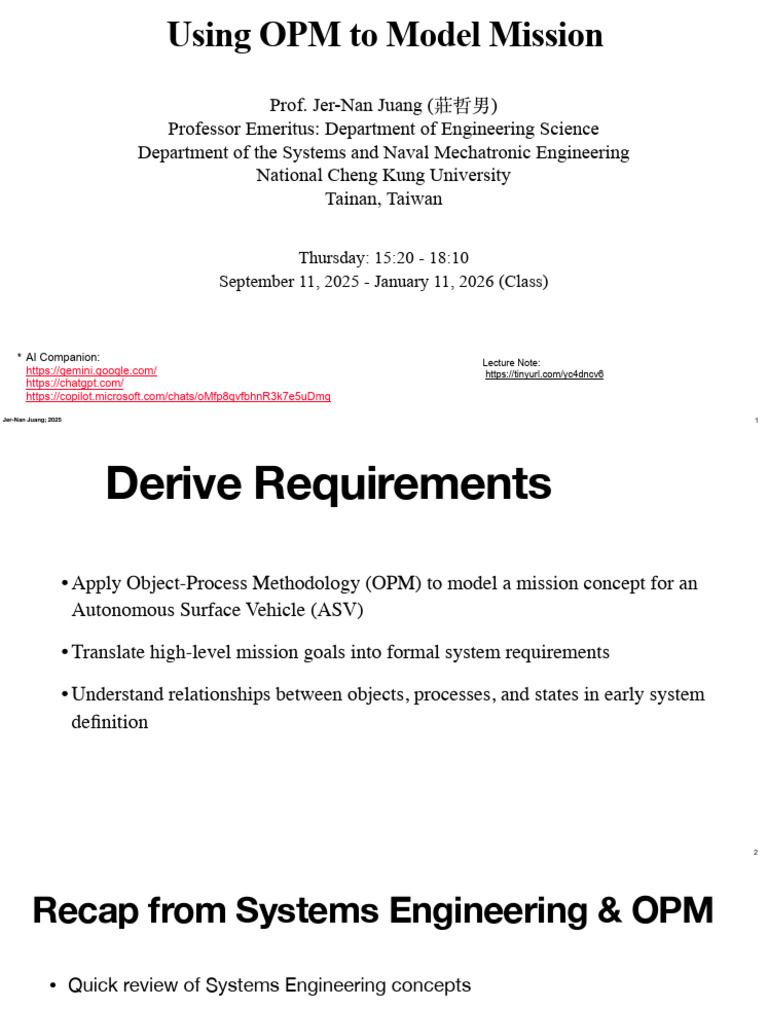 OPM for Autonomous Surface Vehicle Mission | PDF